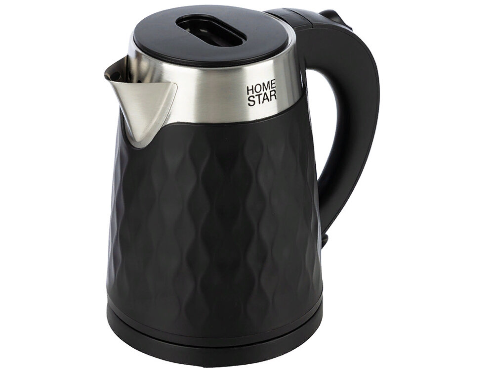 Чайник электрический 1.7л Homestar HS-1021 двойной корпус, черный