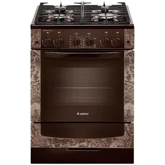 Плита газовая Gefest ПГ 6500-02 0114 коричневый мрамор