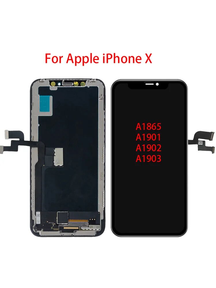 In-cell Дисплей на Iphone X в сборе с тачскрином Черны