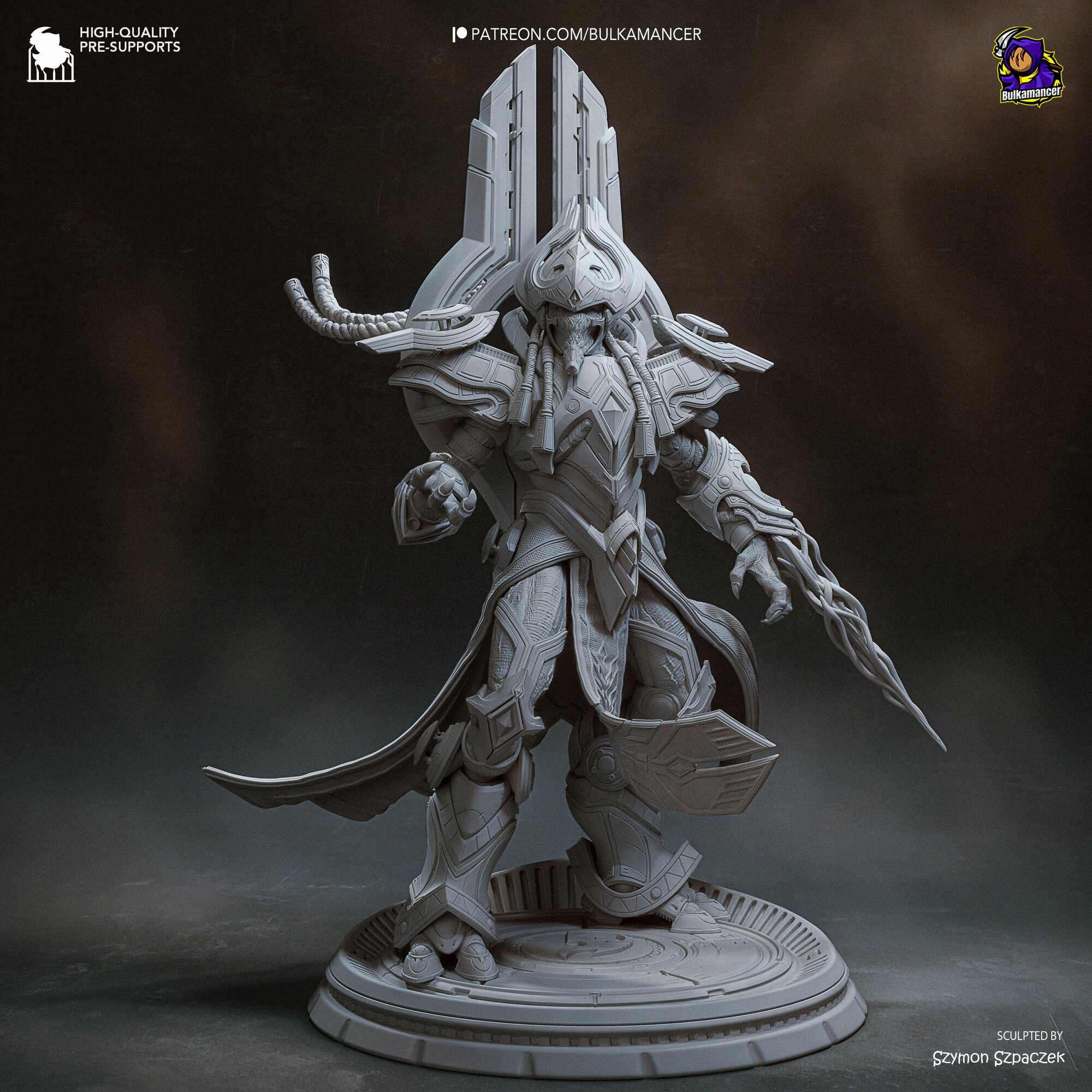 Фигурка под покраску Artanis Starcraft II 321 мм