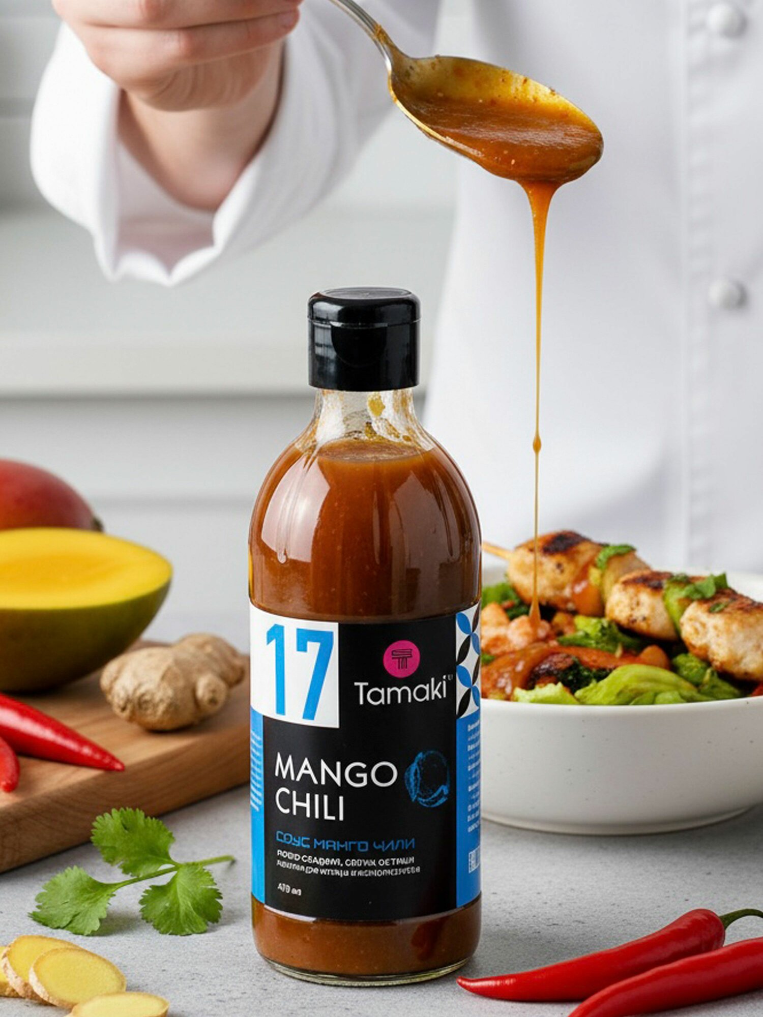 TAMAKI (Тамаки) Соус Манго с перцем чили 470 мл