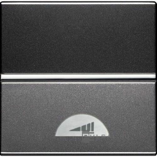 Светорегулятор (диммер) 60-500 Вт ABB с возможностью управления с 2-х мест пластмасса антрацит