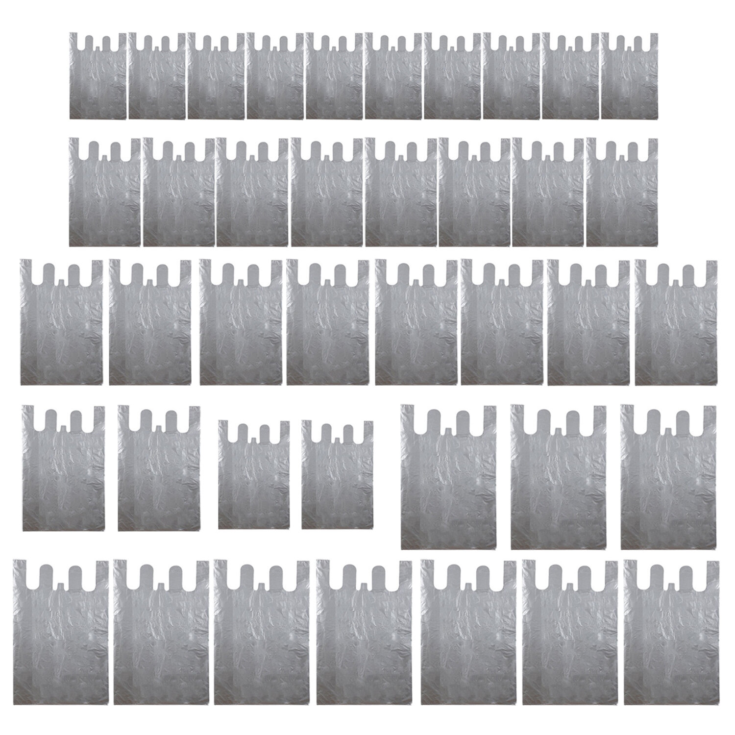 40 Пакетов для упаковки с увеличенной вместимостью, Пакеты для хранения тяжелых одеял и пледей, Пластиковые пакеты для хранения жилета, для переезда, коллекционирования, ношения, багажа, влагозащищенные пакеты для хранения одеяла, одежды, 55x80