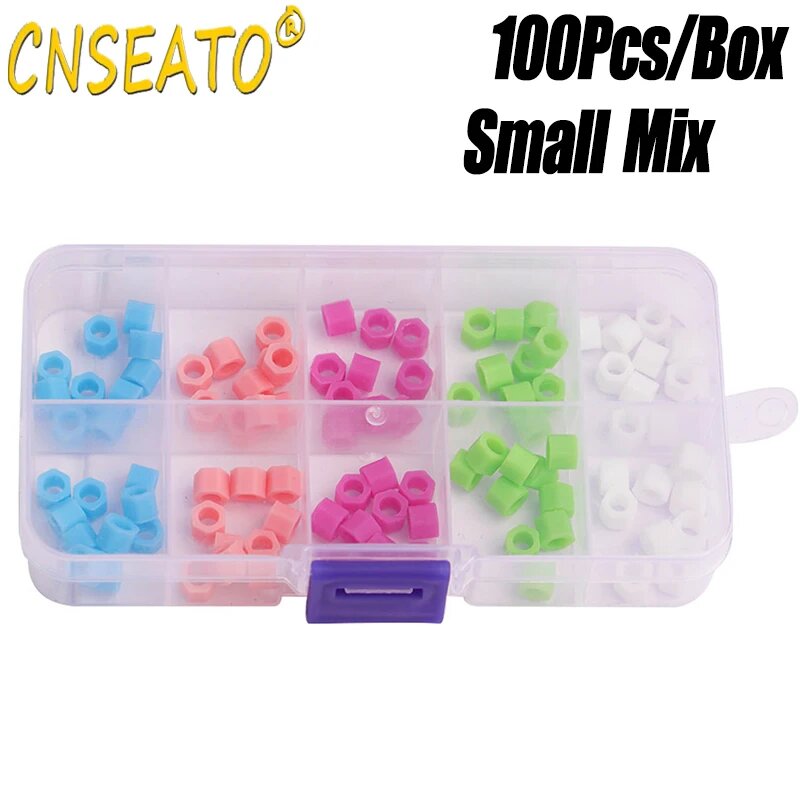 Силиконовые стоматологические кольца CNSEATO, Small MIX, 100 шт