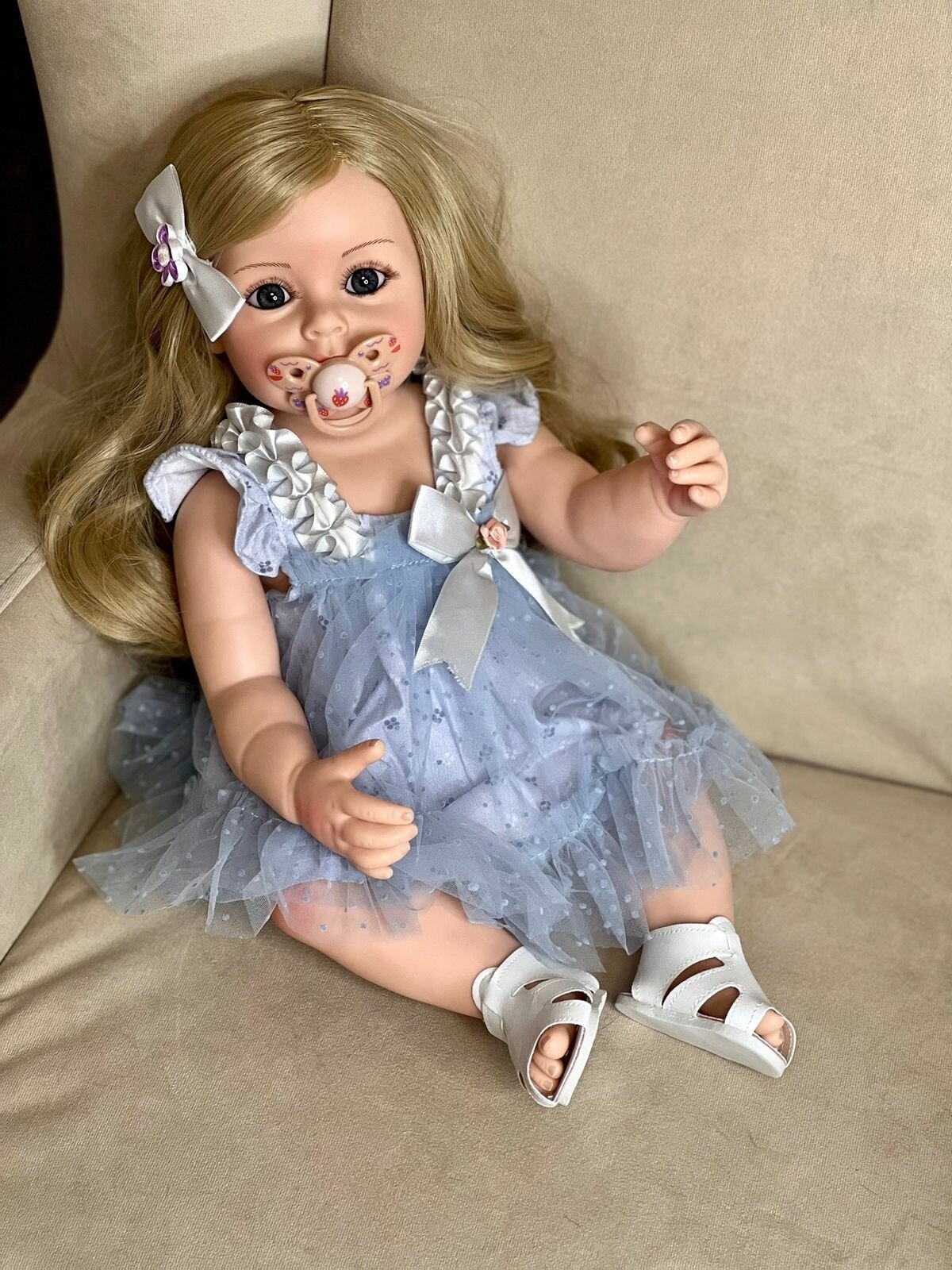 Кукла Реборн виниловая 55 см