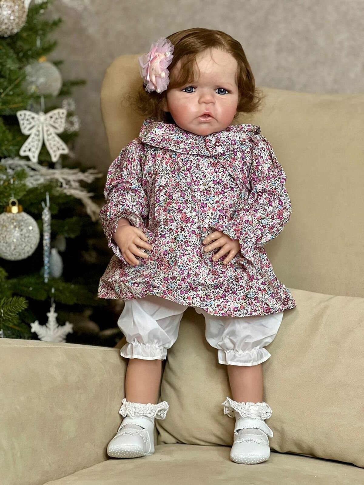 Кукла Реборн мягконабивная 60 см