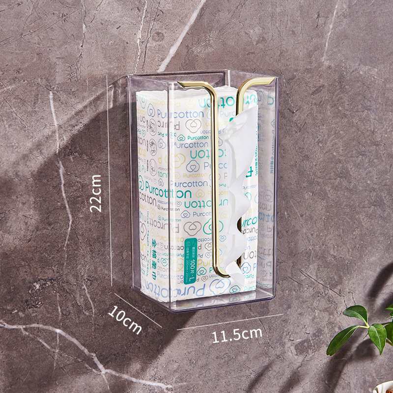Коробка для салфеток для ванной комнаты, высококачественная коробка для хранения туалетных салфеток, настенная коробка