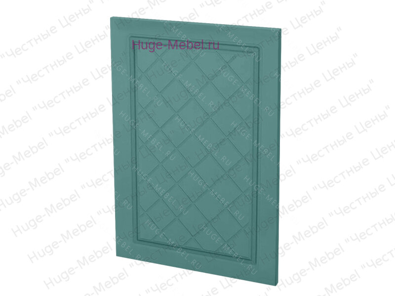 Кухонный фасад Ф-230 дуб бирюза (Модена) Huge Mebel . Ширина 496 Высота 916. Кухонные фасады