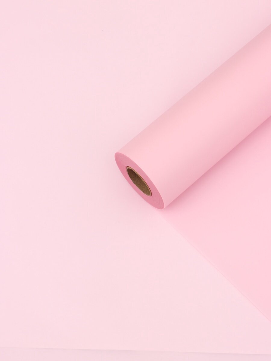 Пленка для цветов, матовая, пудра светлая, 0,57 х 30 м ±5 %, 50мкм 10915051