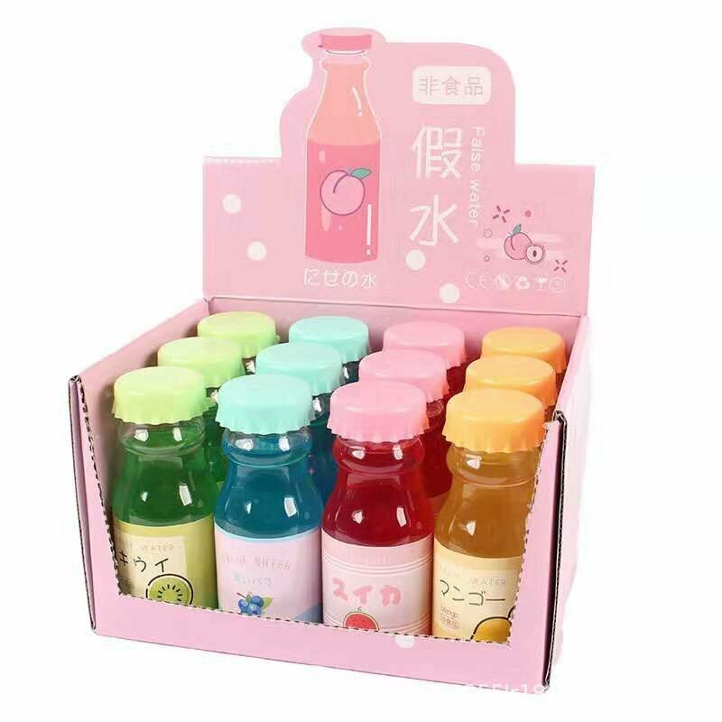 Креативная прозрачная искусственная вода, нелипкая ручная бутылка для напитков, искусственная вода, песок, кожный клей, слайм, носовой слизь, глина для DIY