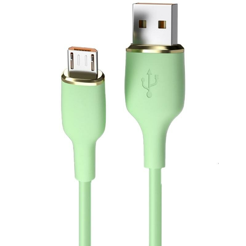 Кабель USB – Type C/USB 5pin, 100 см, Зеленый - Micro-USB