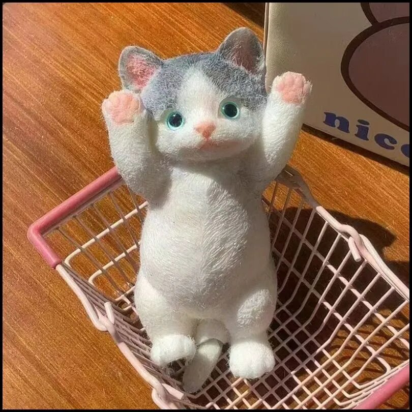 Таба лапка; Игрушка антистресс мялка для детей squeeze toy; Антистресс сквиш котика 13cm