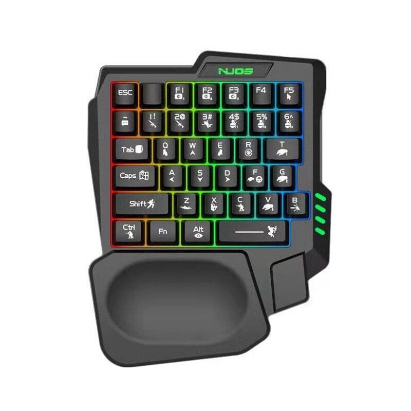 G92 Одноручный проводной мобильный игровой артефакт для игры в LOL, Gunslinger Throne, маленькая подсветка, для левшей в Peace Elite