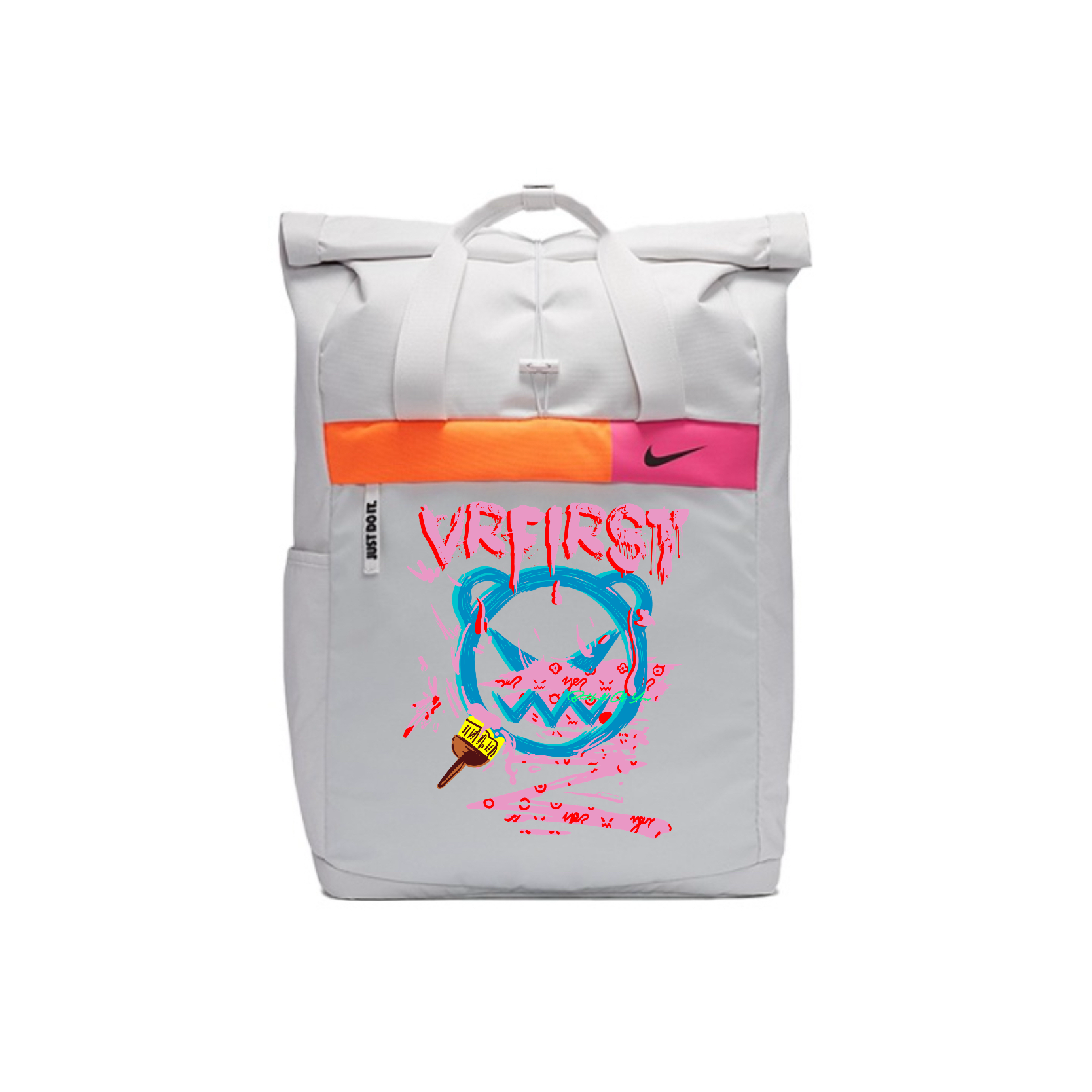 Рюкзак унисекс Nike Fabric Backpack, Light Silver Gray