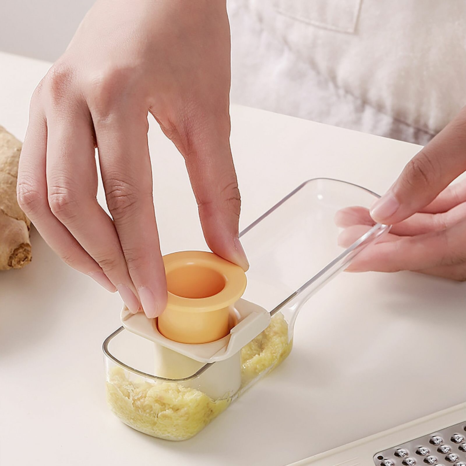 Терка для овощей многофункциональная с контейнером, слайсер для овощей и фруктов ручной нержавейка