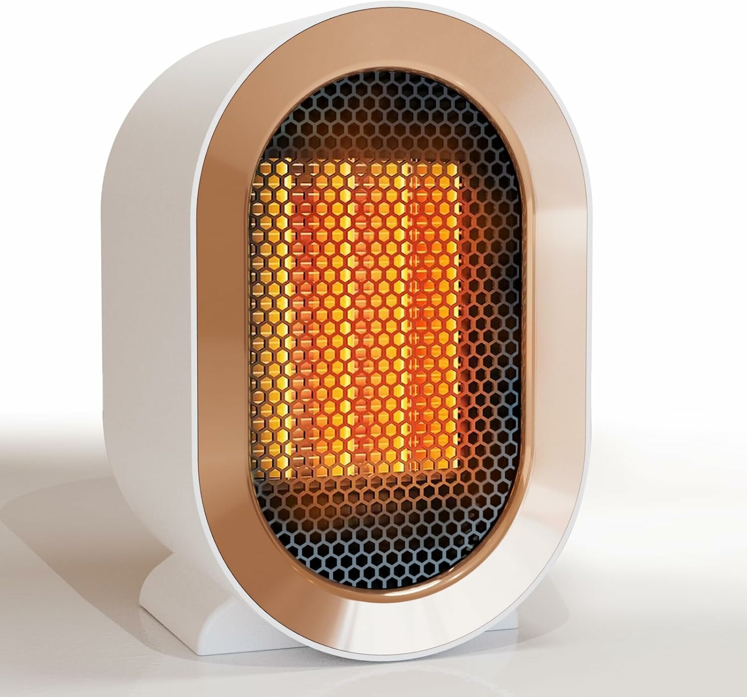 HAQI Керамический обогреватель Swocky для дома, 1200W, бесшумный и быстрый, для большой комнаты, спальни и офиса (Белый)