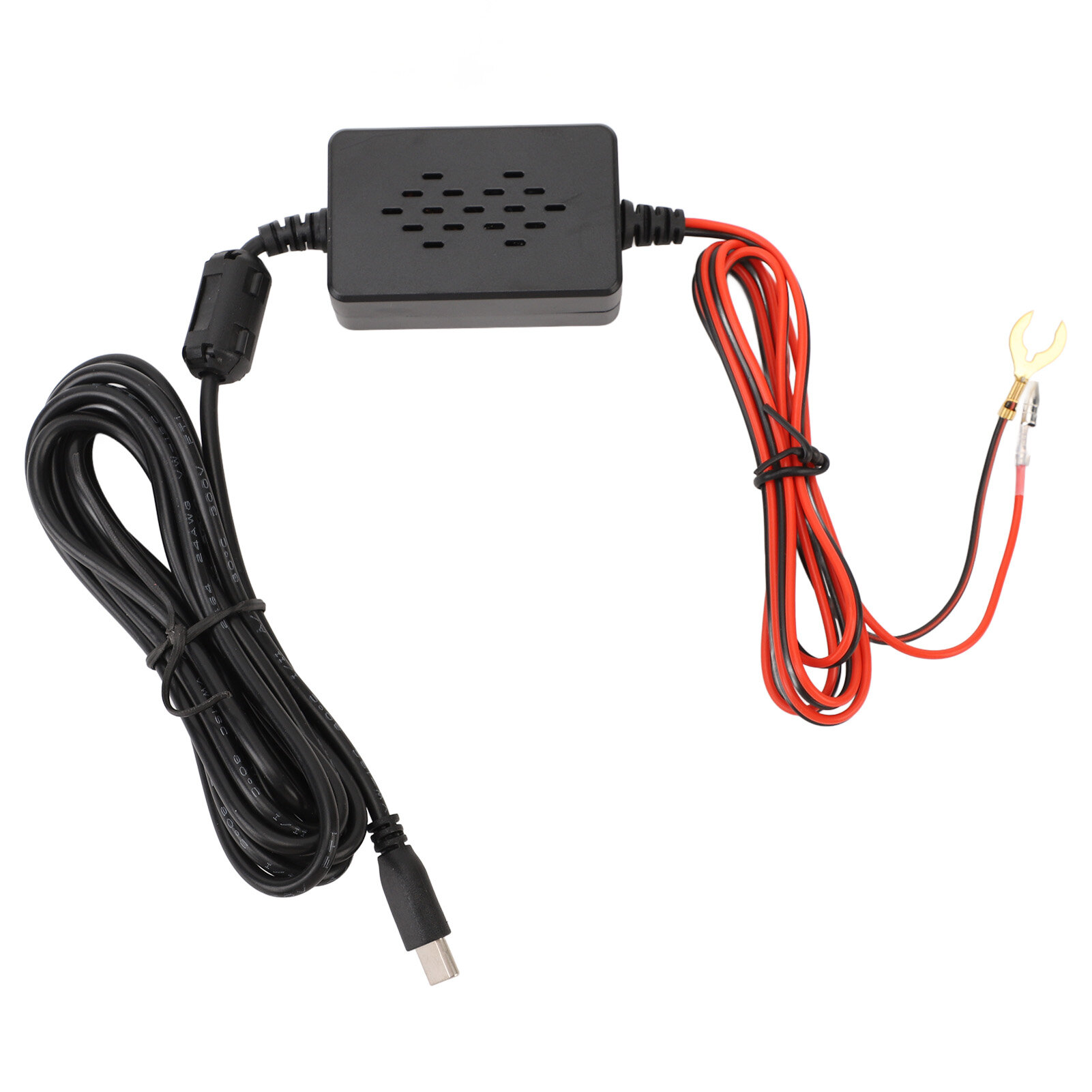 Комплект Проводов для Видеорегистратора с защитой от низкого напряжения от 12 В до 30 В до 5 В USB Type C Жесткая Проводка для Источника Питания GPS Радар-Детекторов