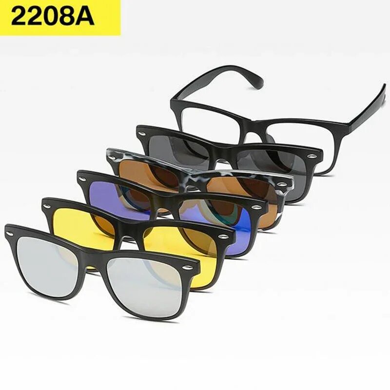 Солнцезащитные очки 2208, магнитные, TR90, опция Customize