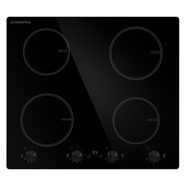 Встраиваемая индукционная панель независимая Maunfeld CVI594MBK2