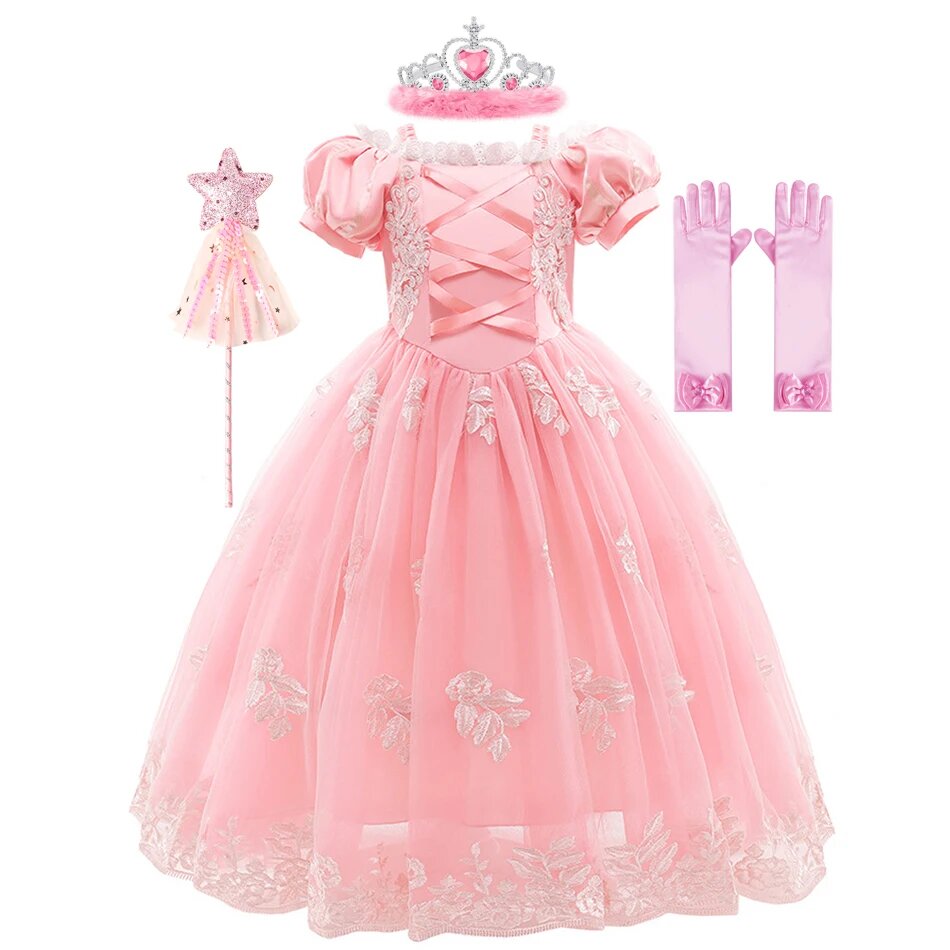 Костюм Рапунцель оllobebe 5-6T (Tag 130), Pink Rapunzel I