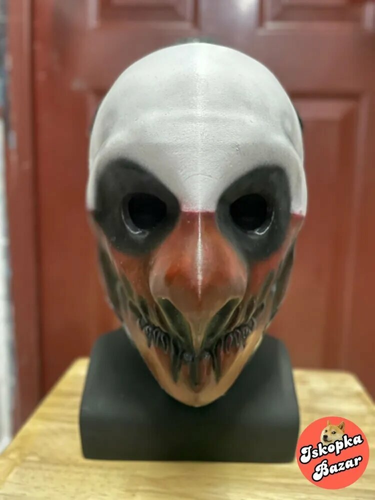 Карнавальная маска payday Вульф wolf , маска на Хэллоуин злой клоун. Ручная работа