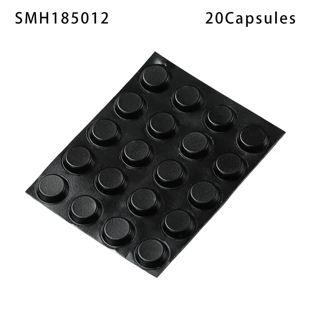 20 капсул, кухонные противоскользящие круглые подушечки для ног, силиконовая резина, пластиковый демпфер для бампера, самоклеящийся силиконовый амортизатор