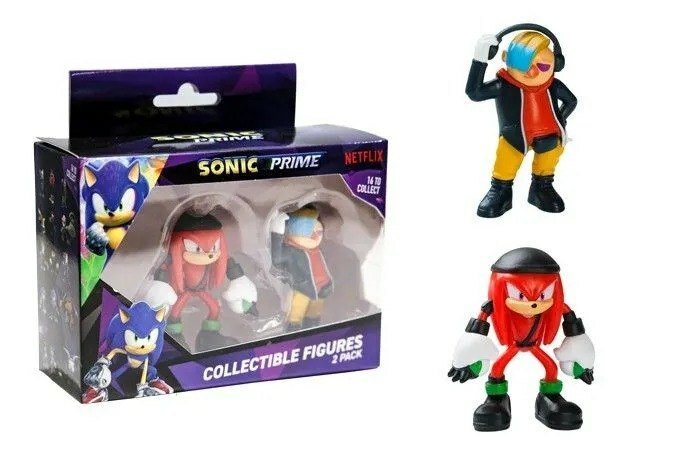 Sonic Prime фигурка 2 шт. в коробке с окном: вид 4, (5х14х13), (SON2015-D)