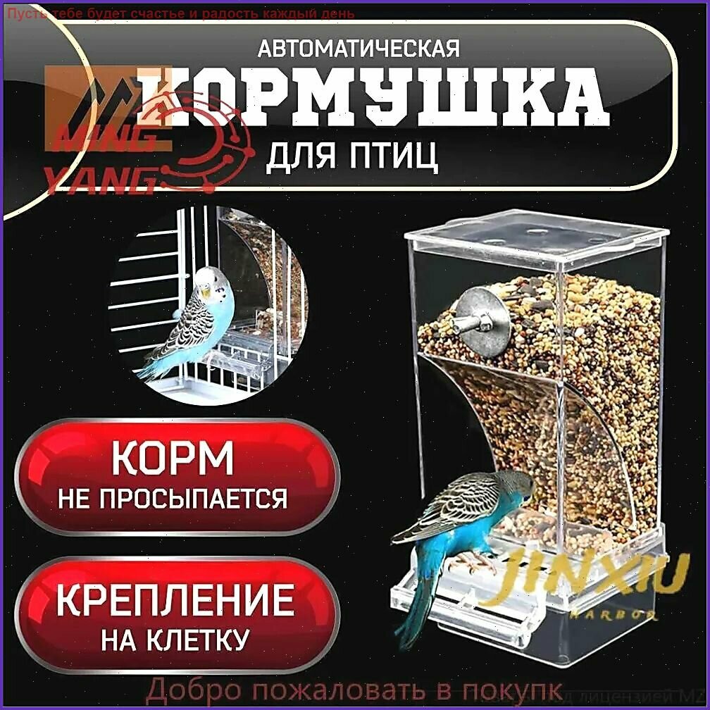 Кормушка для птиц, Big Jungle, автоматическая, кормушка для попугаев