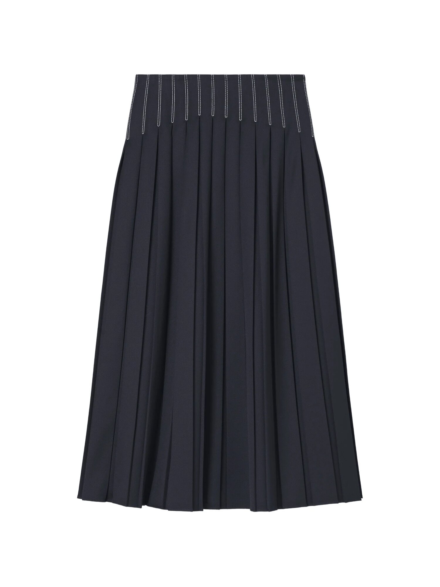 Юбка Wool twill pleated skirt