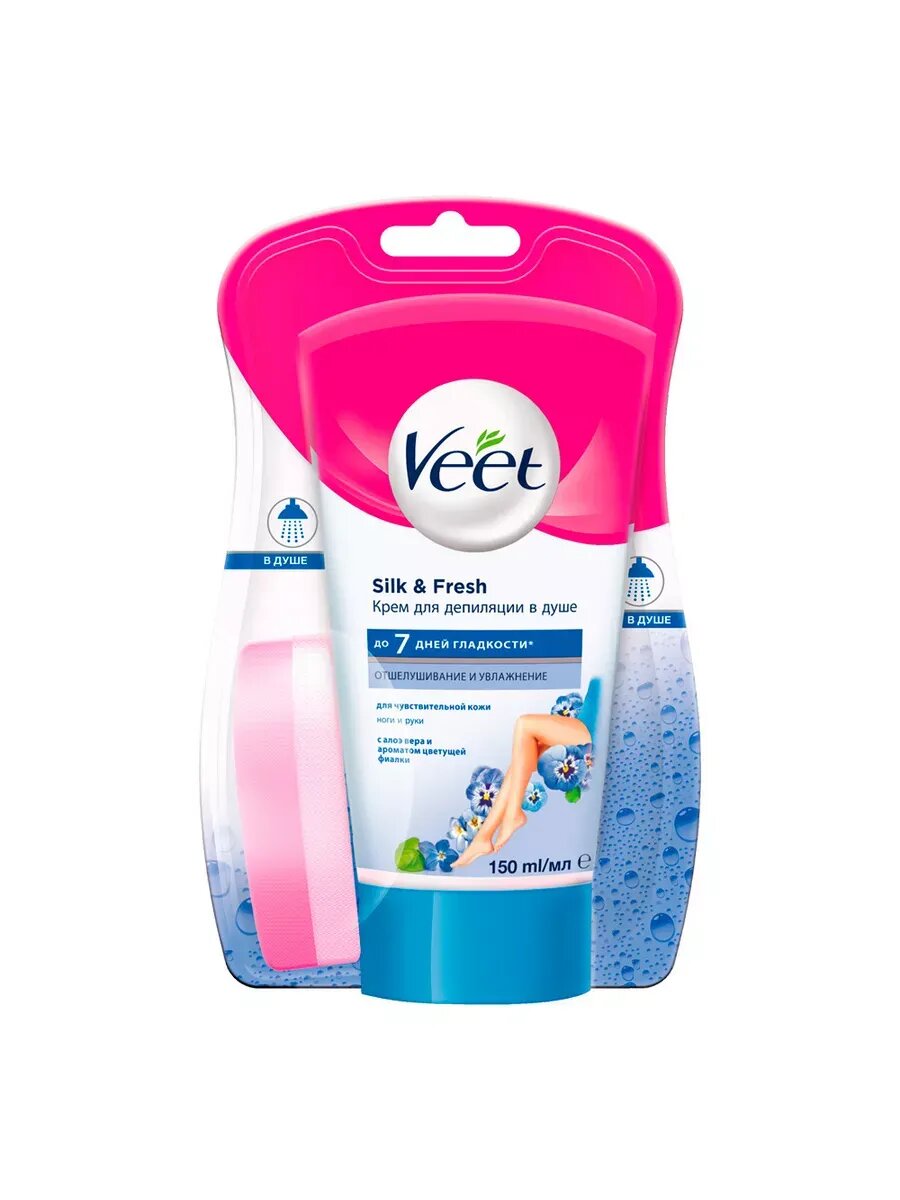 Крем для депиляции в душе для чувствительной кожи 150мл