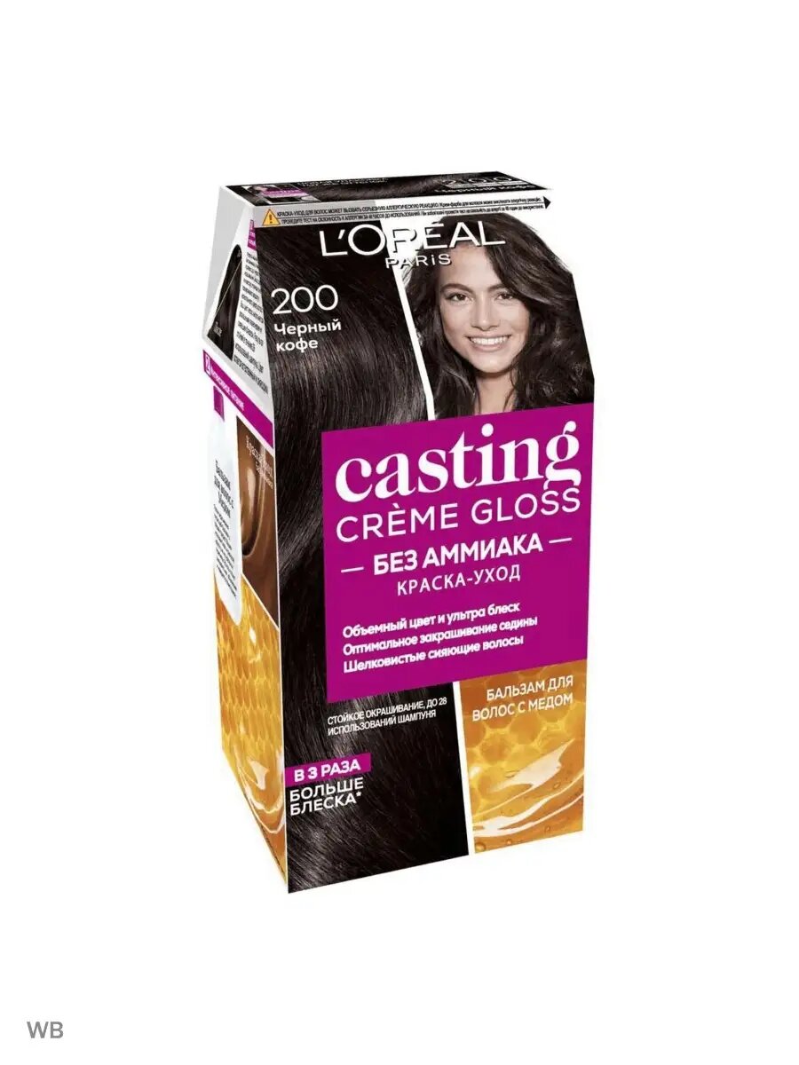 Краска L'Oreal Paris Casting Creme Gloss 200 Черный кофе