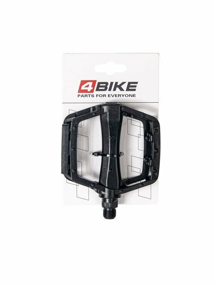 Педали 4BIKE M501, черные, 124х108х33 мм