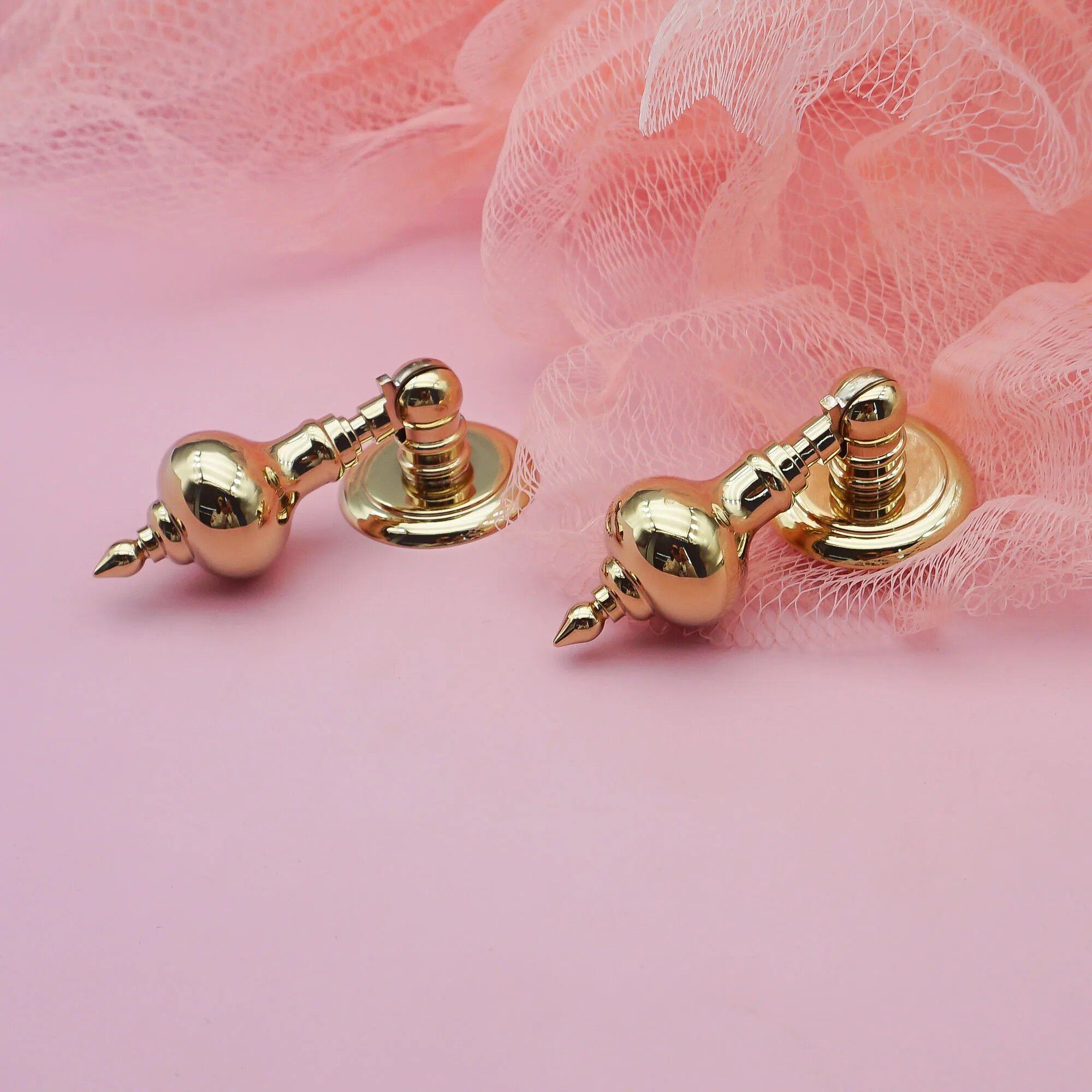 Ручки для шкафа Brass drop pulls, латунь — фото 1