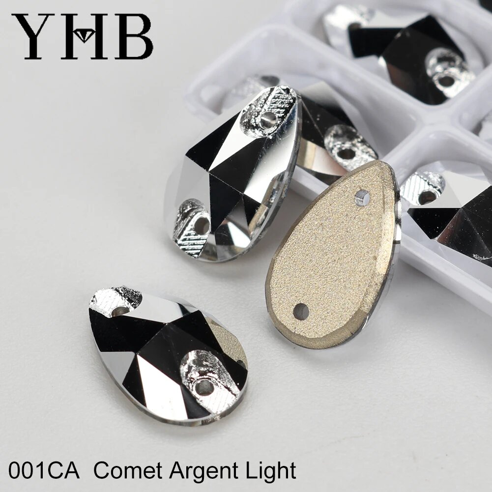 Стразы YHB Comet Argent Light, серебряные