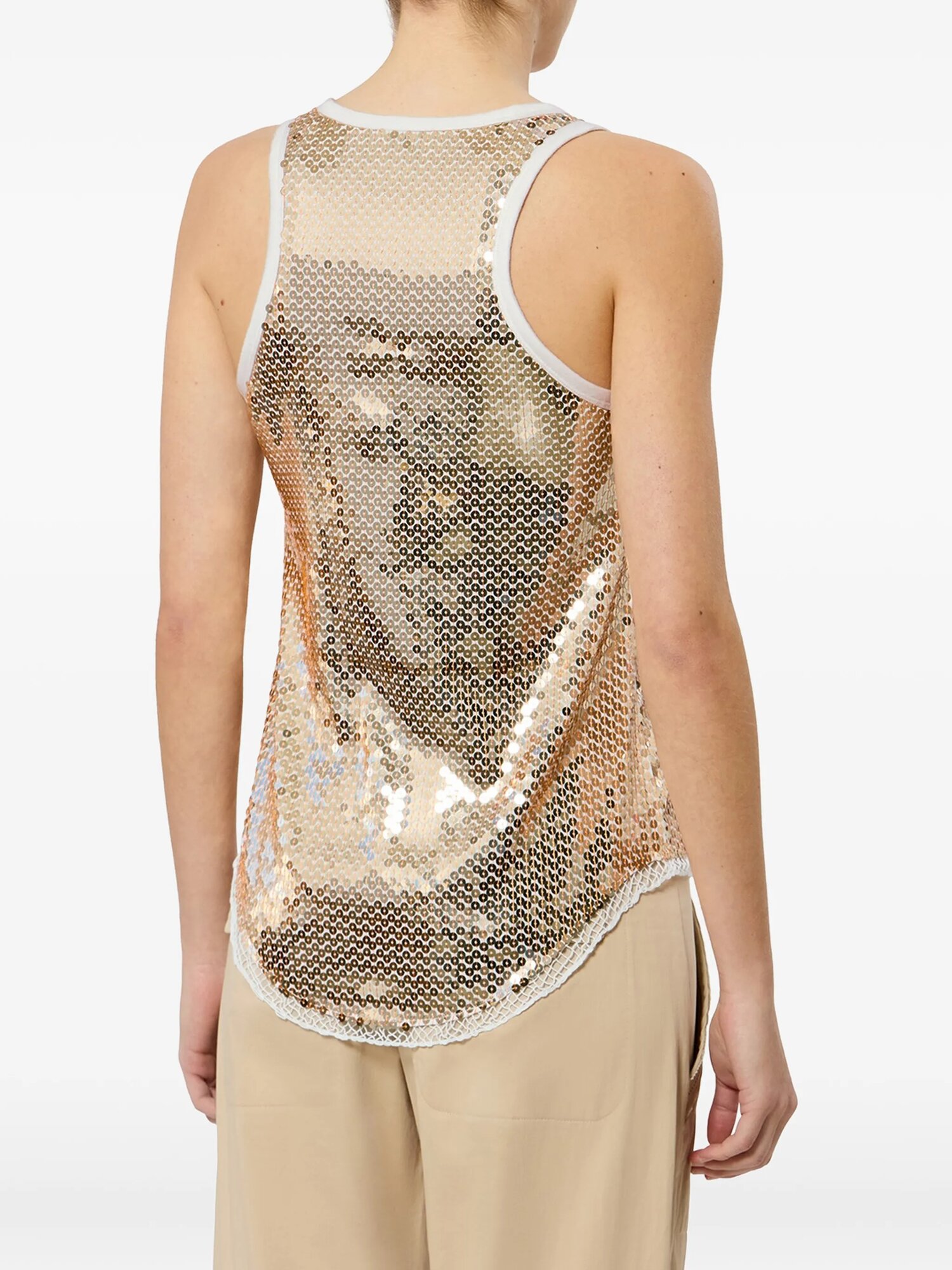 Топ Isabel Marant Renelle, размер 34, gold — фото 1