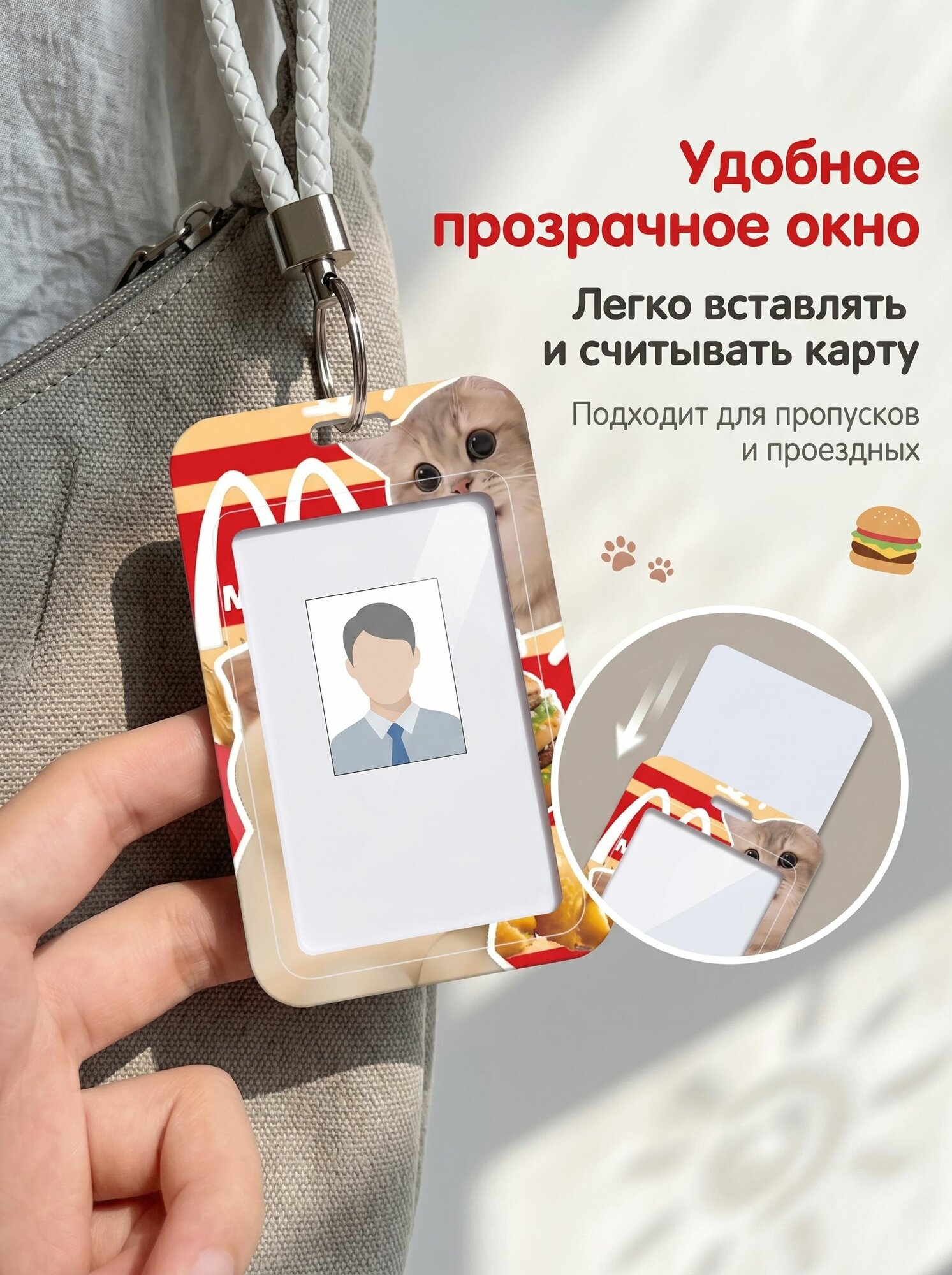 Бейджик для пропуска — фото 1