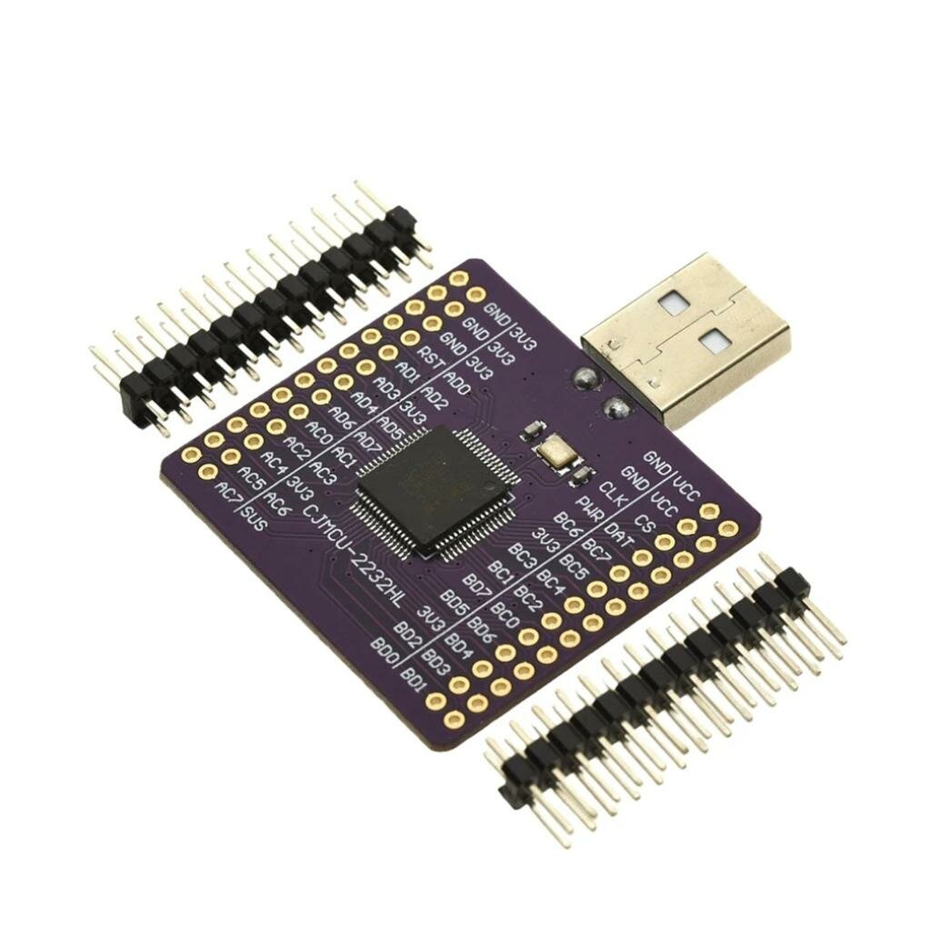 Модуль MCU-2232 FT2232HL USB-интерфейс