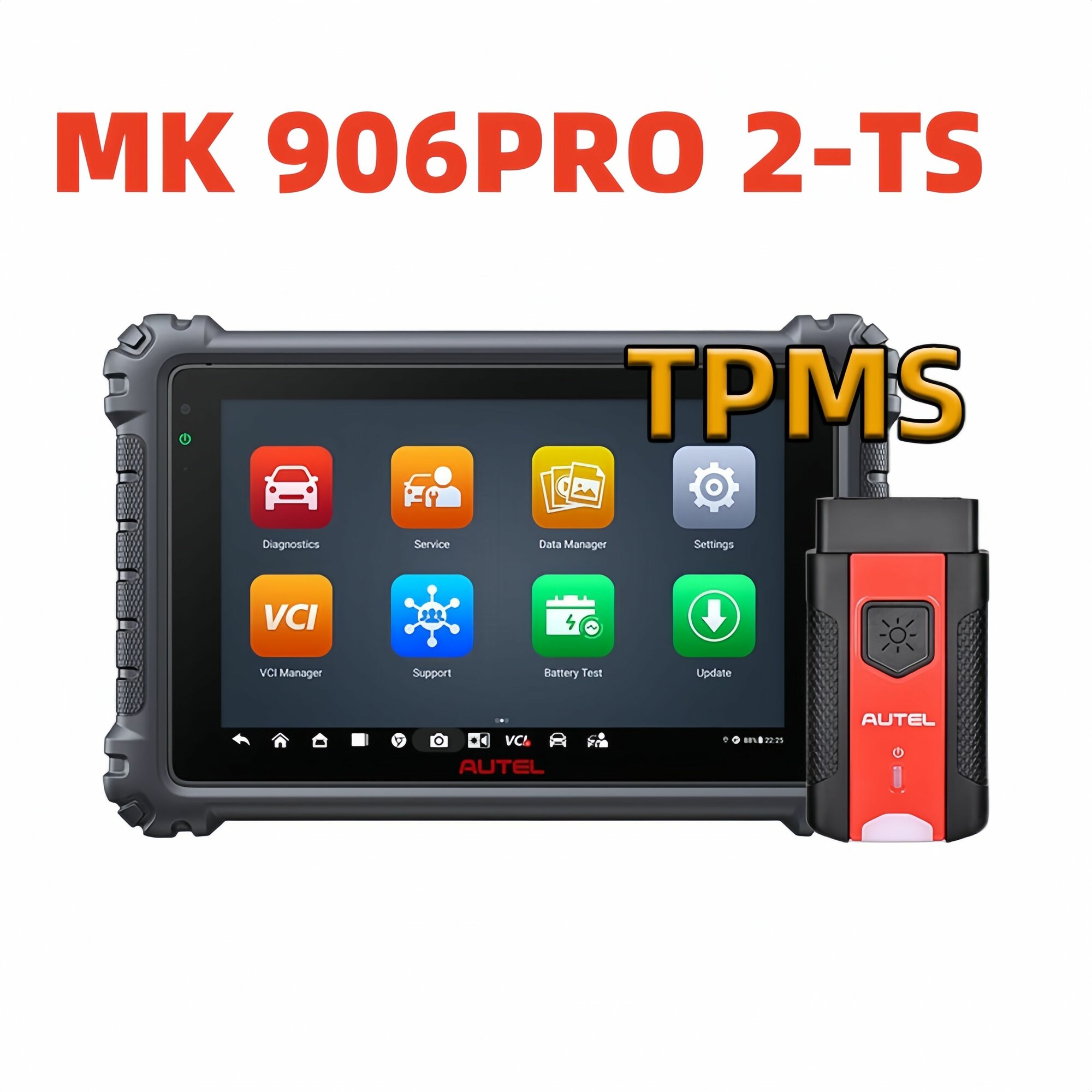 AUTEL 906PRO2-TS Новейшая модель автомобильного диагностического прибора, полная функциональность, поддержка согласования давления в шинах