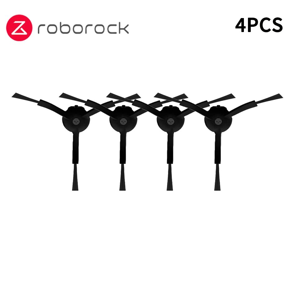 4шт Щетки Roborock Q Revo MaxV, черные