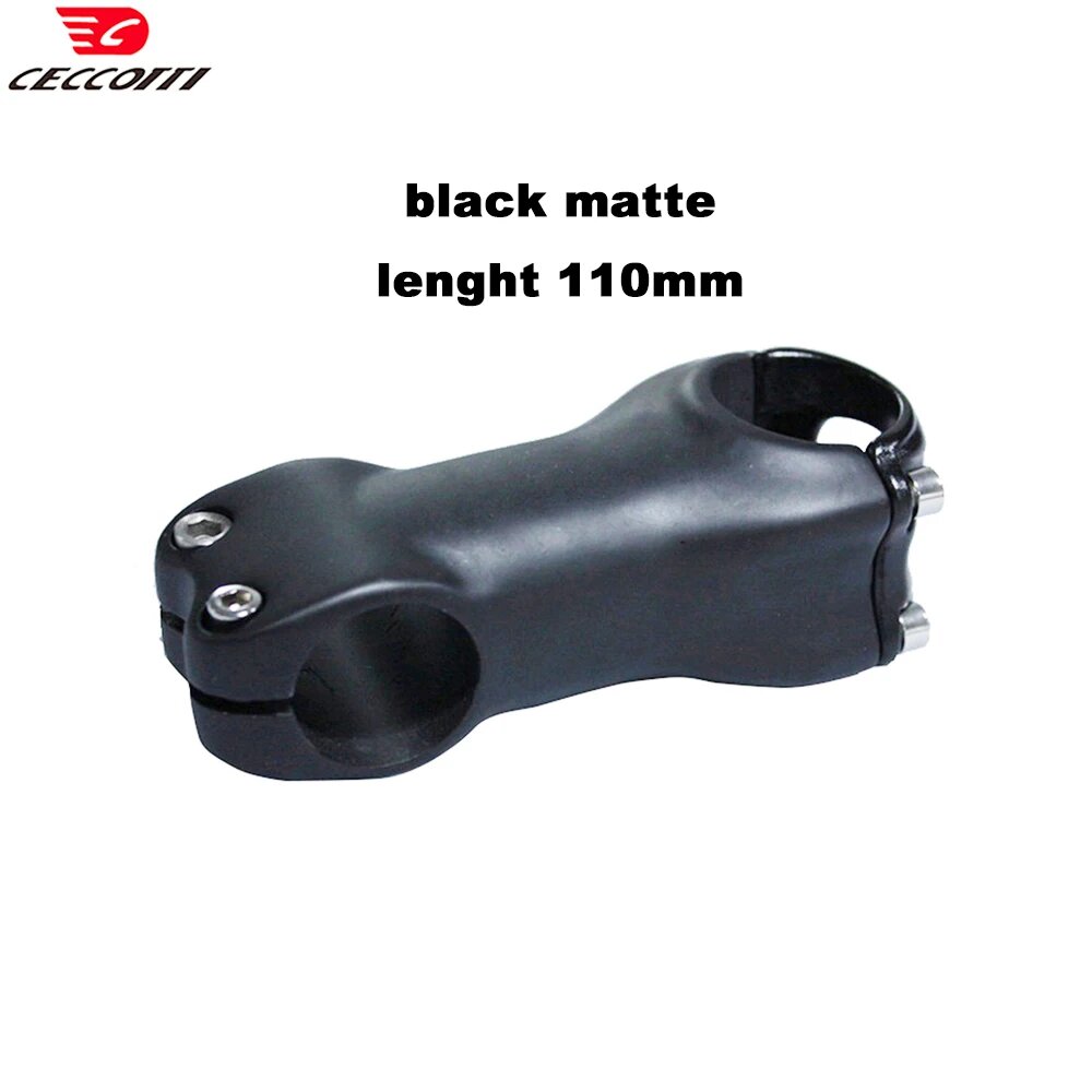 Цескоти вынос руля из углеродного волокна 7 градусов 60-120 мм black matte 110mm
