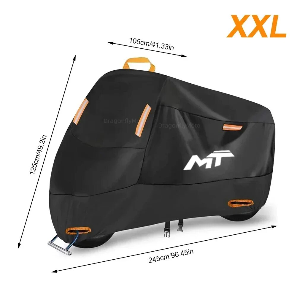 Чехол для мотоциклов CFMOTO 450MT, 650MT, 700MT, 800MT, 450, 700, 800 MT из ткани Оксфорд 210D, всесезонный, уличный, водонепроницаемый, защита от пыли и мусора