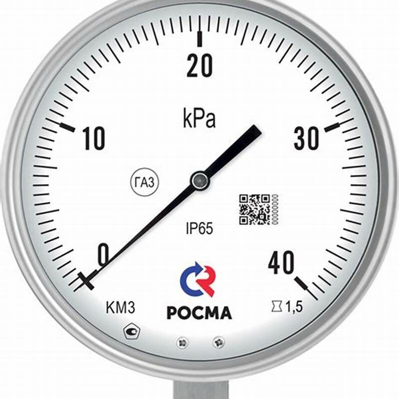 Манометр КМ-22Р, 0–16 кПа, класс точности 1,5, G 1/2