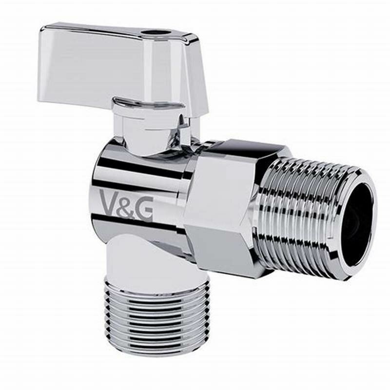 Кран шаровой для подключения сантехнических приборов V&G, 1/2" × 1/2"