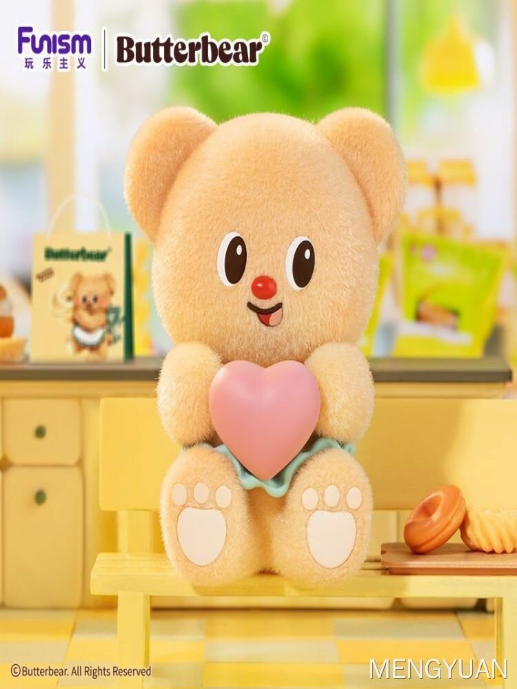 Фигурка Butterbear MINISO, коллекционная плюшевая игрушка blind box, мягкий медвежонок с аксессуарами, подарок для детей и девушек, сувенир