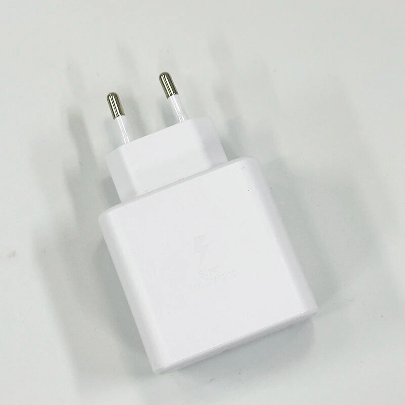 Оригинальное зарядное устройство Samsung 45 Вт с быстрой зарядкой, адаптер Type-C, кабель 1.5 м для Galaxy S26 S25 Ultra S24 S23 S22 S21 A57 A56 A55 A54 Tab