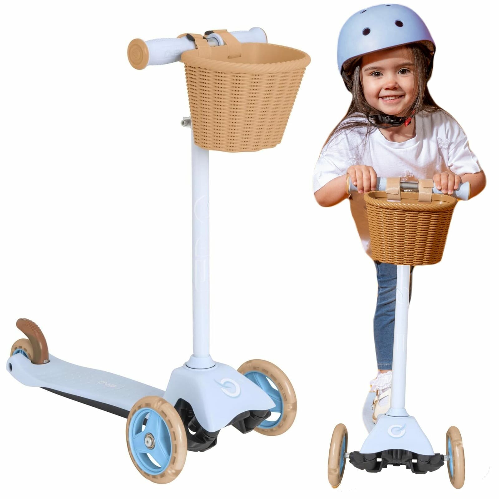 DECATHLON самокат EVO Mini Cruiser, белый