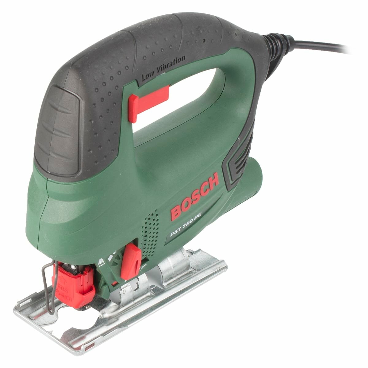 Лобзик Bosch PST 750 PE 530Вт 3000ходов/мин от электросети (кейс в комплекте)
