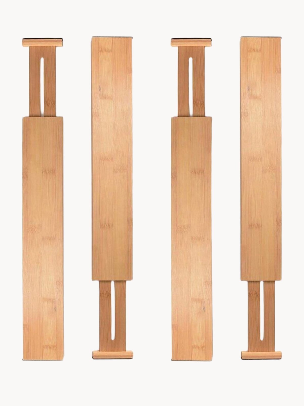 Разделители деревянные для ящиков и полок/ комплект 4 шт, 44-56 см