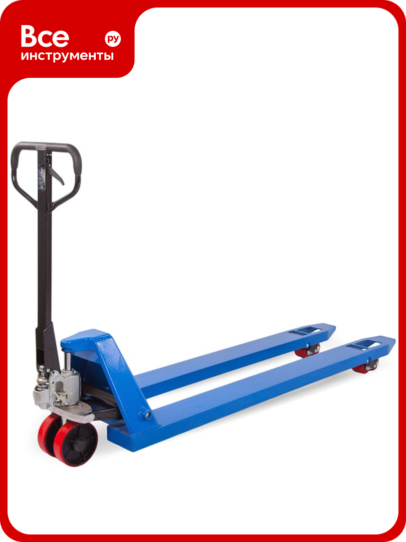 Гидравлическая тележка TOR RHP BF 2500, 1500х550 мм полиуретановые колеса 1010168, удобна