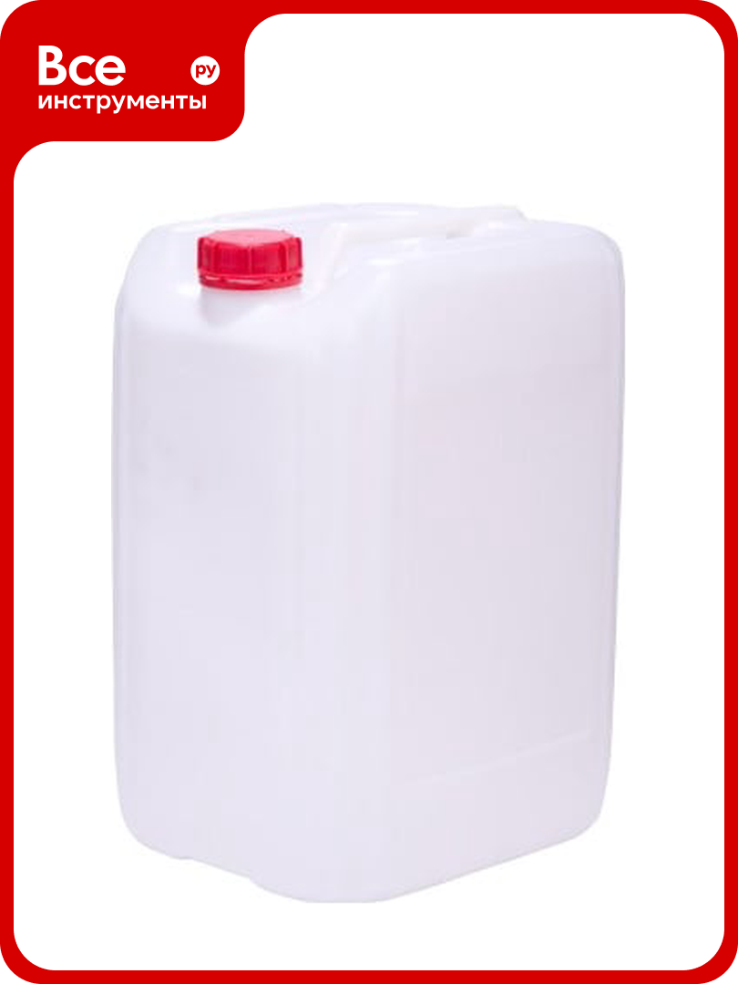 Канистра, 330, полиэтиленовая (31,5 л; 330 x 280 x 422) натуральная штабелируемая с пробкой тара 19663